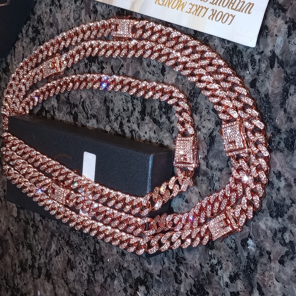 Rare Rose 26", 24" 18" Chains Premium Prototype. Real… - Gem